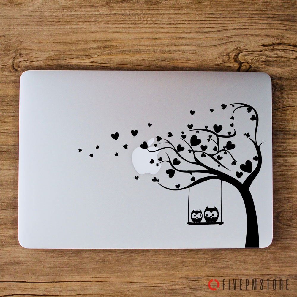 Jual Sticker Owl Pohon besar untuk body Laptop - Stiker Owl Pohon besar ...