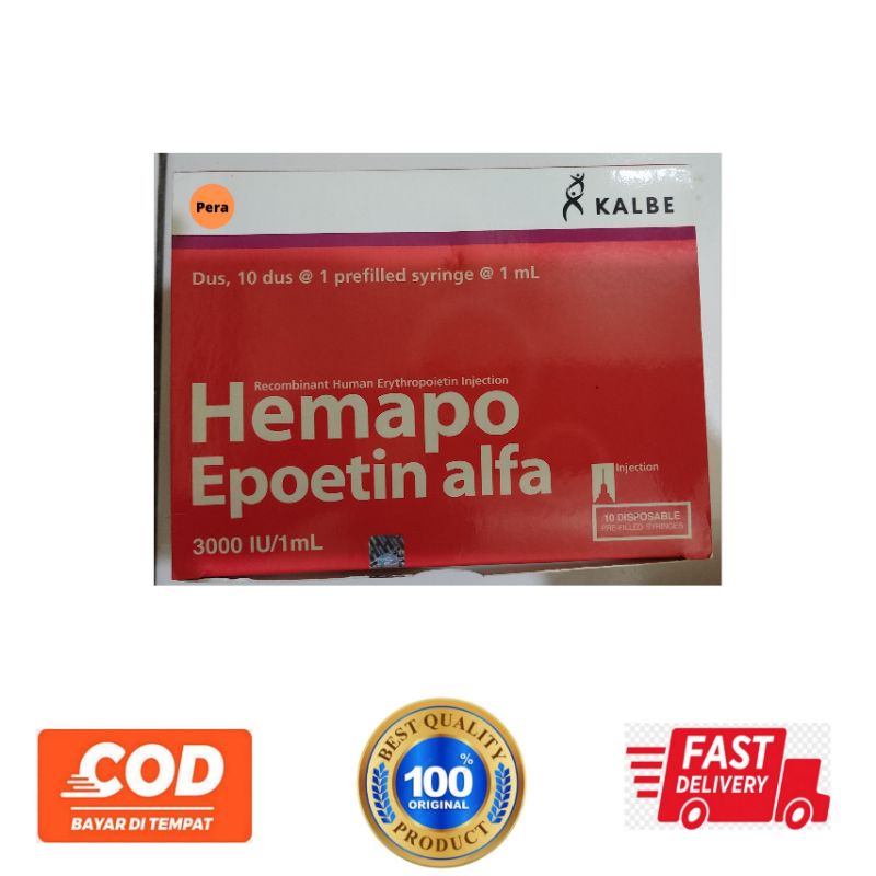 Jual NEW OBAT Anemia Hemapo Epoetin alfa 3000 Ulml Injection di Lapak ...
