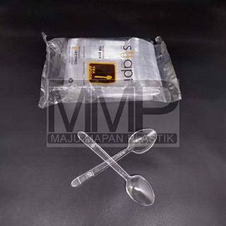 Jual [100 pcs] Sendok Teh Suapi Bening Transparan / Sendok Pudding ...