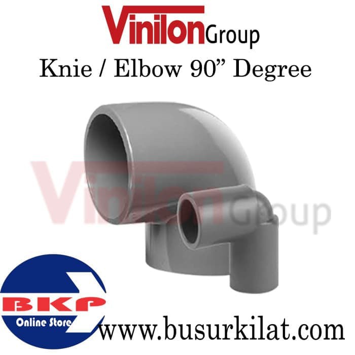 Jual Knie elbow 3/4 Inch PVC Vinilon AW / Knie 90 Derajat PVC Vinilon ...