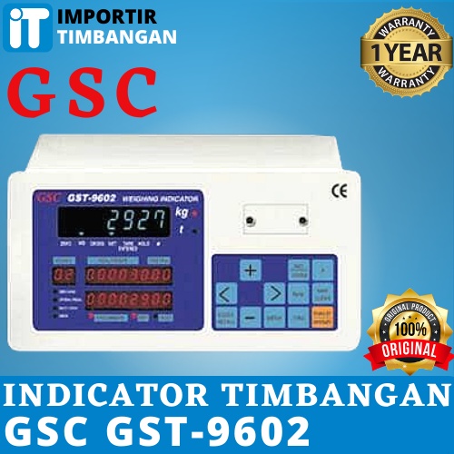 Jual GSC- INDICATOR TIMBANGAN DIGITAL GST-9602 New Original Garansi ...