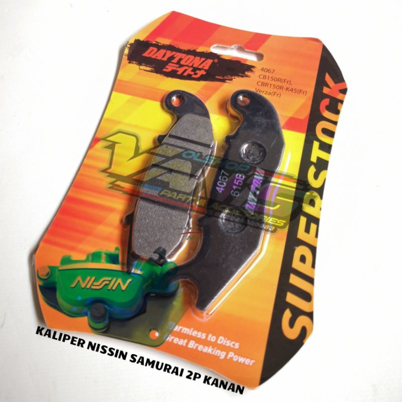 Kampas Rem Nissin 2 Piston - Perumperindo.co.id