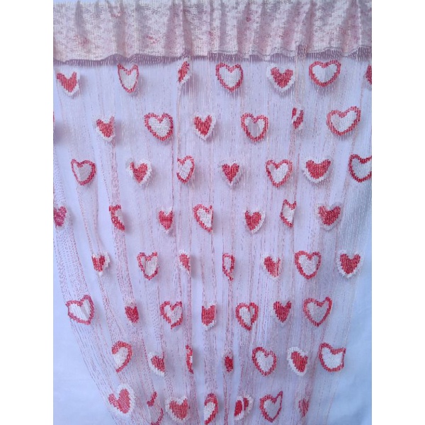 Jual Tirai Love Gradasi/dekorasi rumah/dekorasi pintu dan jendela ...
