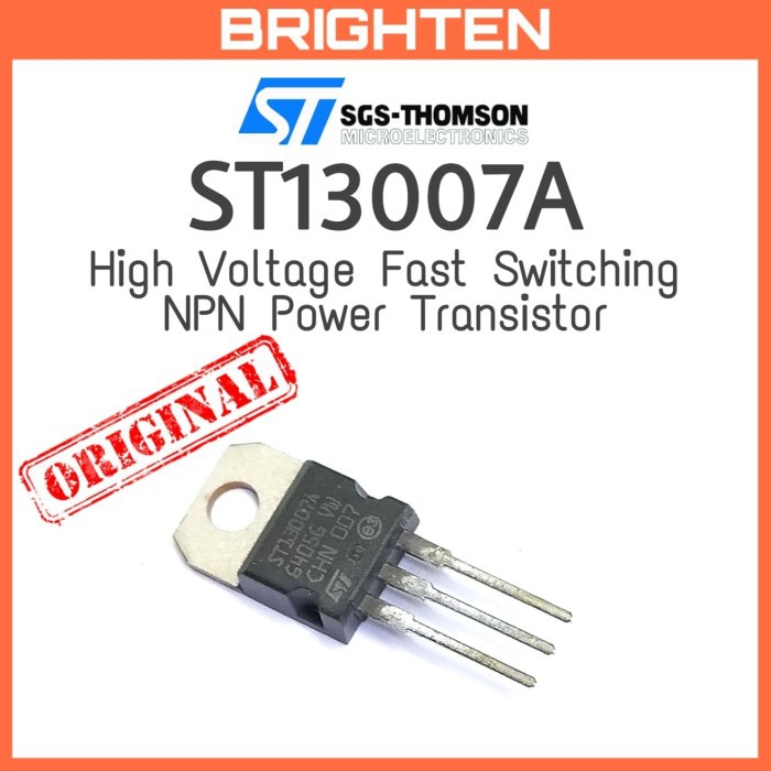 Jual ST13007A High Voltage Fast-switching NPN Power Transistor Original | Shopee Indonesia