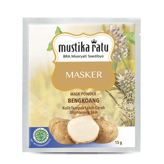 Mustika Ratu Masker Bengkoang 15gr / Masker Pemutih Wajah / Face Mask ...