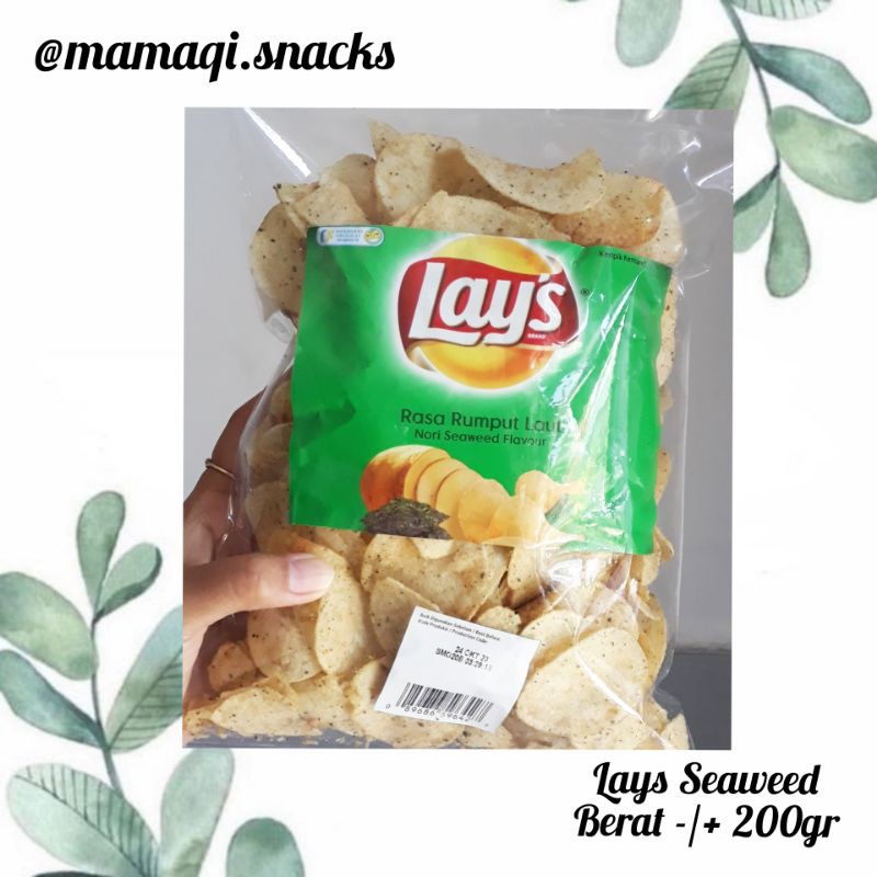 Jual LAYS SEAWEED RUMPUT LAUT REPACK / snack jajan kiloan murah ...