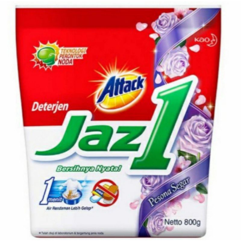 Jual Attack Jaz 1 Deterjen 800 Gr pesona segar. | Shopee Indonesia