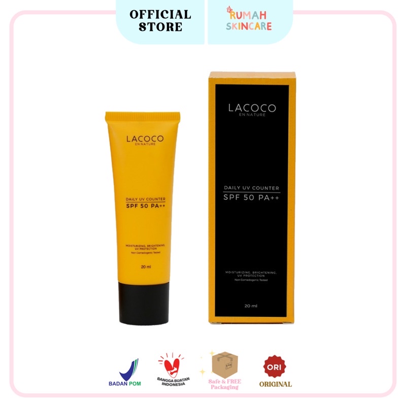 Jual LACOCO Sunscreen Daily UV Counter SPF 50 PA++ 20ml | Shopee Indonesia
