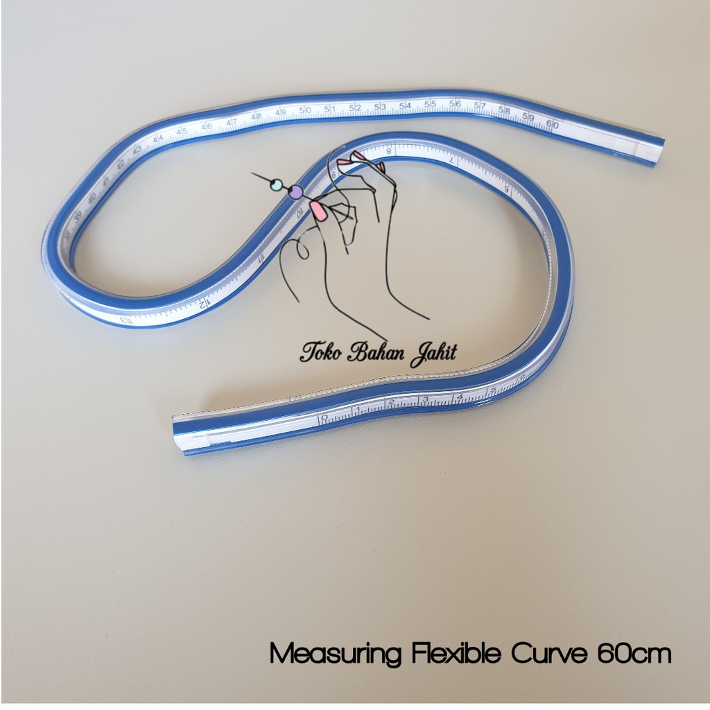 Flexible Curve Ruler | Penggaris Lentur | 60 cm | Shopee Indonesia