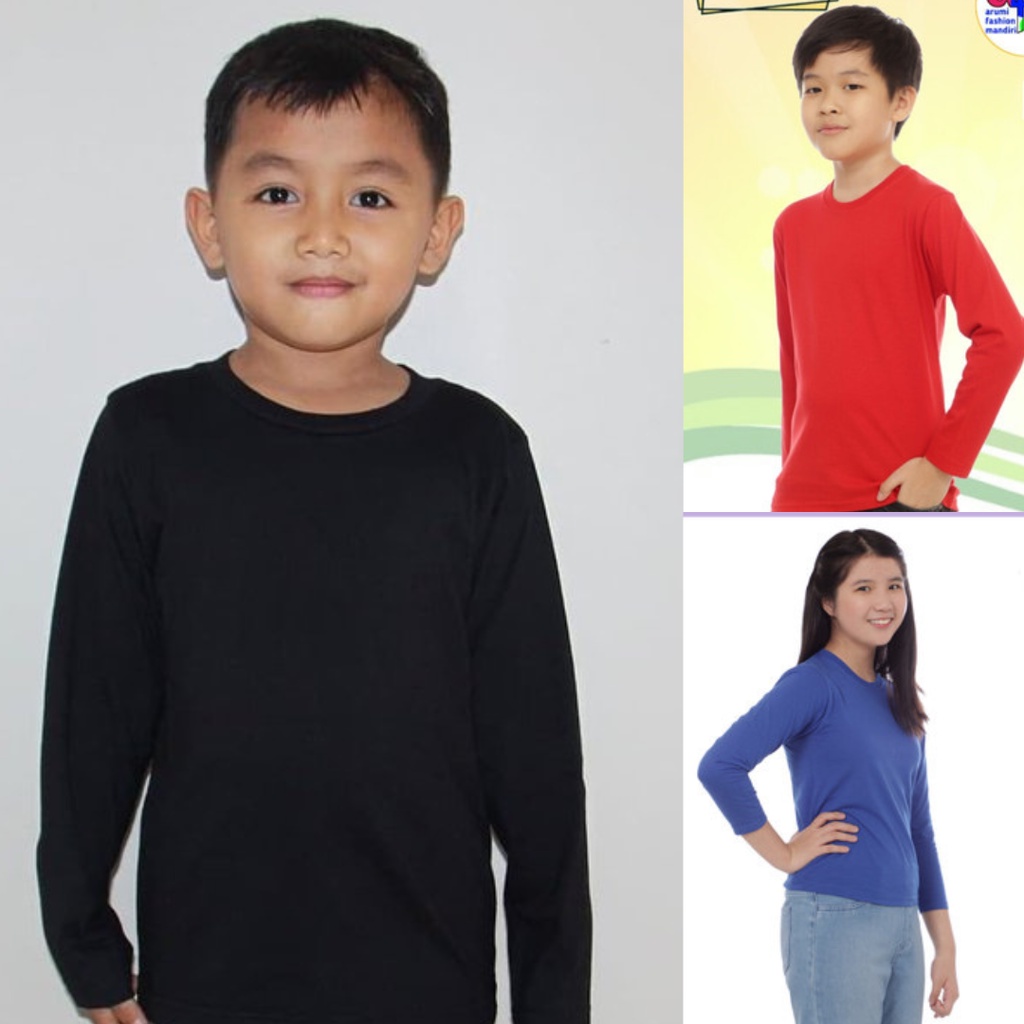 Jual Kaos Polos Anak | LENGAN PANJANG | Shopee Indonesia Jual Kaos Polos Anak | LENGAN PANJANG | Shopee Indonesia