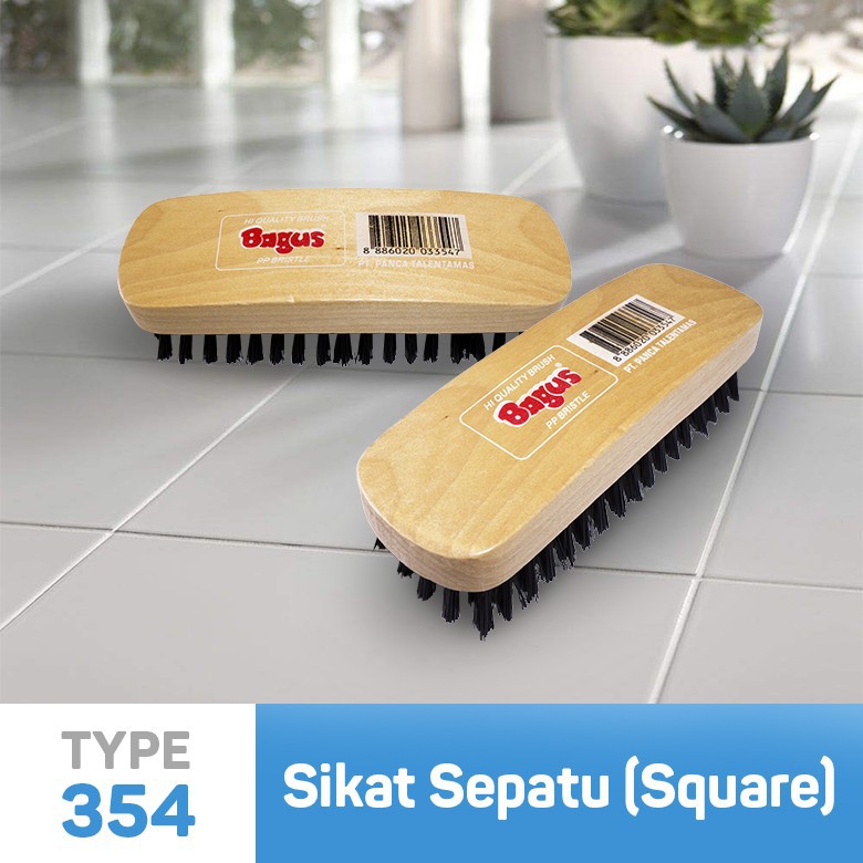 Jual Sikat Sepatu Bagus Sikat Kayu Kotak Sikat Nilon Tipe 354 KOTAK ...
