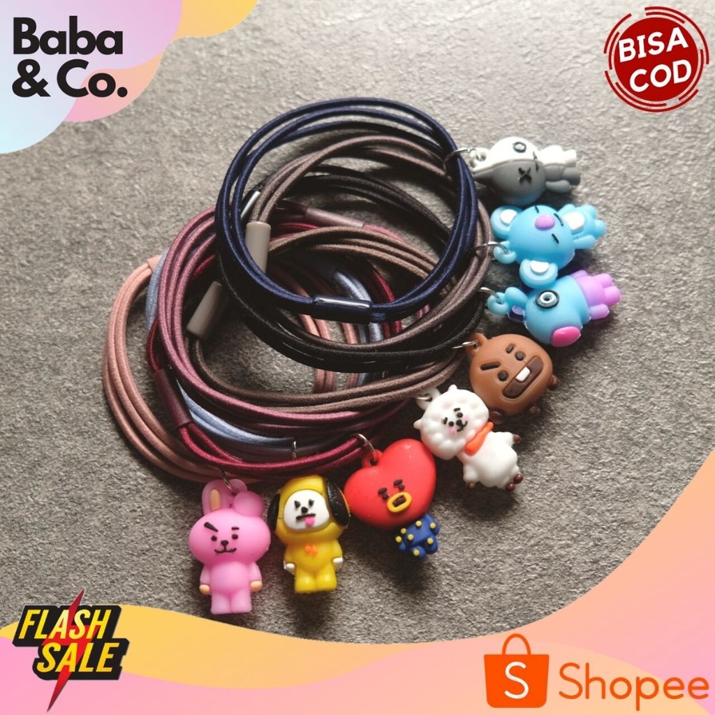 Jual IKAT RAMBUT BT21 KUNCIR RAMBUT BT21 BTS BANGTAN BOYS KPOP FREEBIES ...