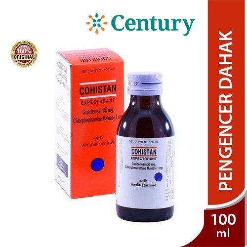 Jual Cohistan Expectorant Sirup 60ml / Batuk | Shopee Indonesia
