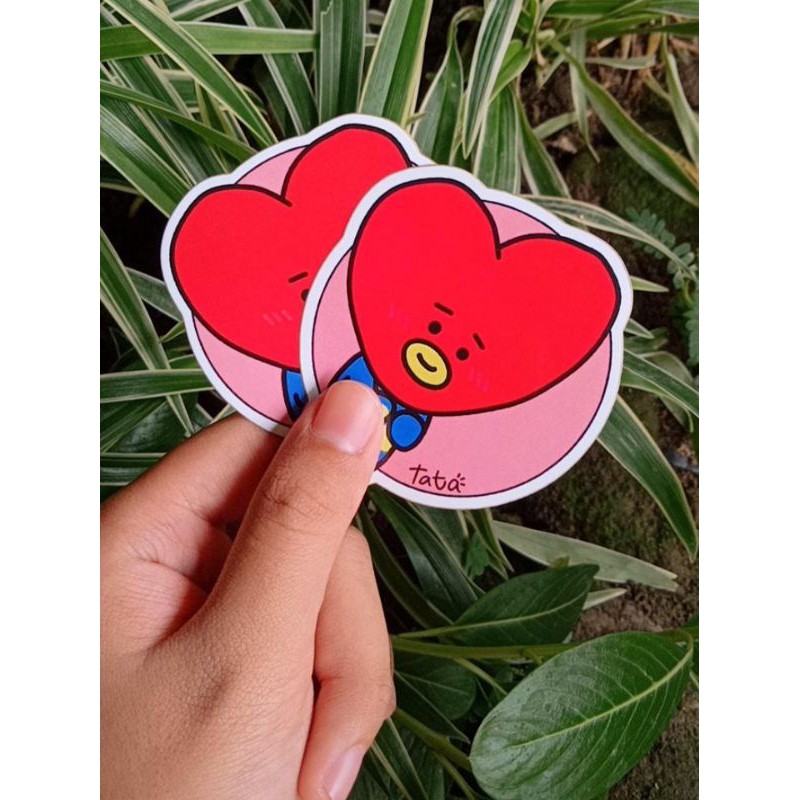 Jual Sticker Tata BT21 | Sticker K-pop BT21 | Sticker K-pop Tata BT21 ...