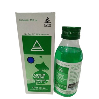 Jual TANTUM VERDE ORAL RINSE 60-120 ML Meredakan Rasa Sakit Pada Mulut ...