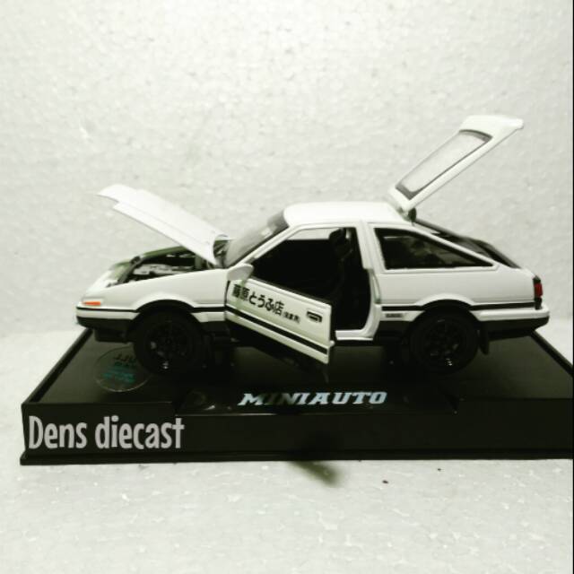 Jual Diecast Mobil Initial D trueno atap Putih skala 28 | Shopee Indonesia