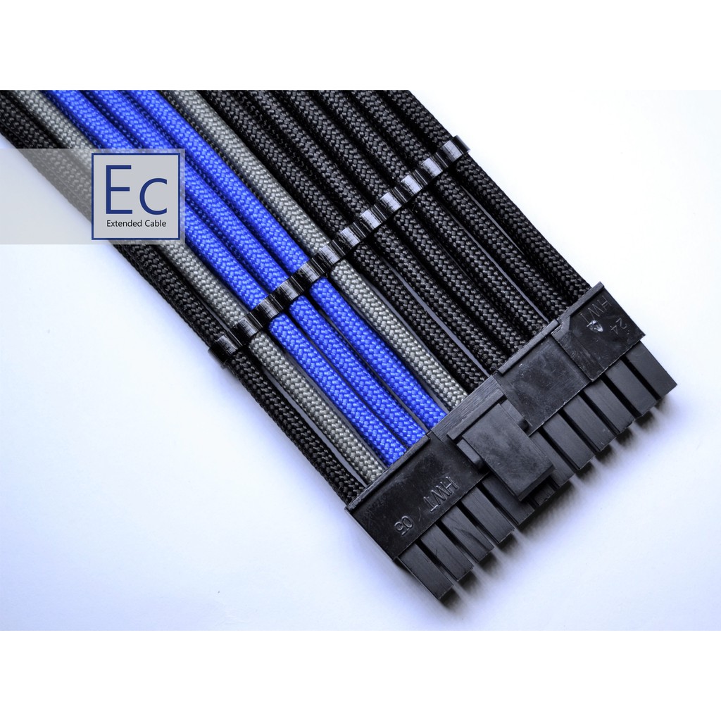 Jual CUSTOM SLEEVE KABEL EKSTENSI 24 PIN PSU MOTHERBOARD ATX Indonesia ...