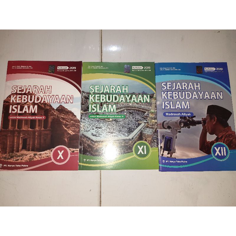 Jual Buku Siswa SKI Kelas 10 11 12 MA Kurikulum 2019 Toha Putra Sejarah Kebudayaan Islam ...