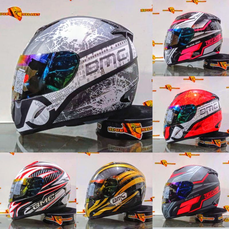 Jual Helm full face BMC full star Original | Shopee Indonesia