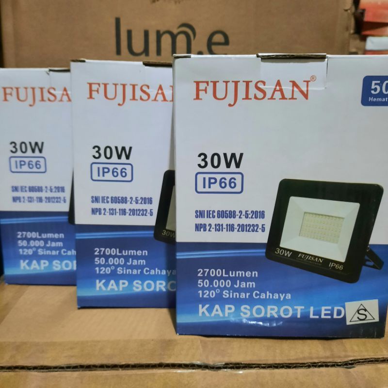 Jual Lampu tembak 30 watt fujisan kap sorot outdoor | Shopee Indonesia