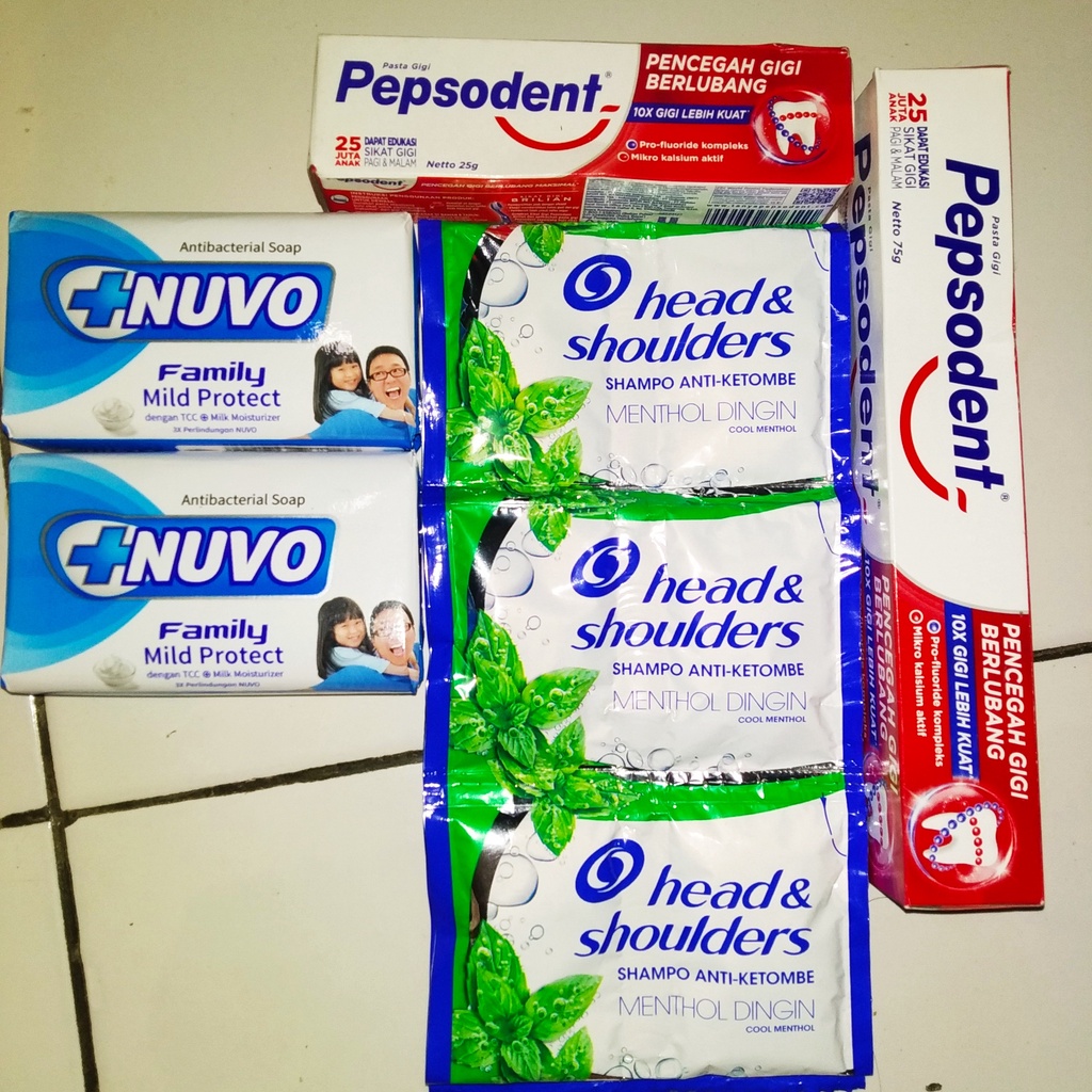 Jual PAKET HEMAT!! SHAMPO SACHET 1 RENCENG 24PCS + SABUN BATANG 2PCS ...