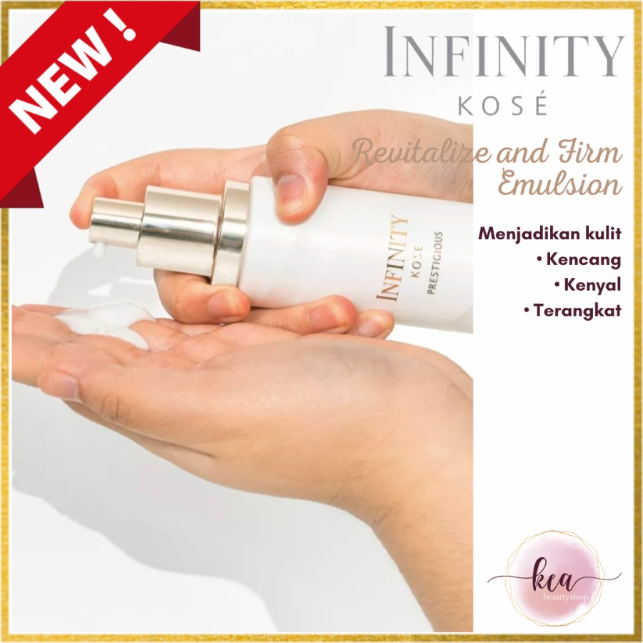 Jual KOSE INFINITY PRESTIGIOUS REVITALIZE AND FIRM EMULSION 120ML | Shopee Indonesia