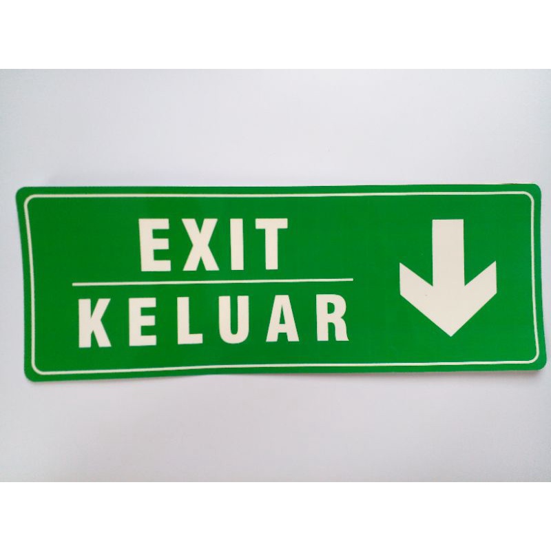 Jual Stiker Exit | Stiker Keluar | Shopee Indonesia