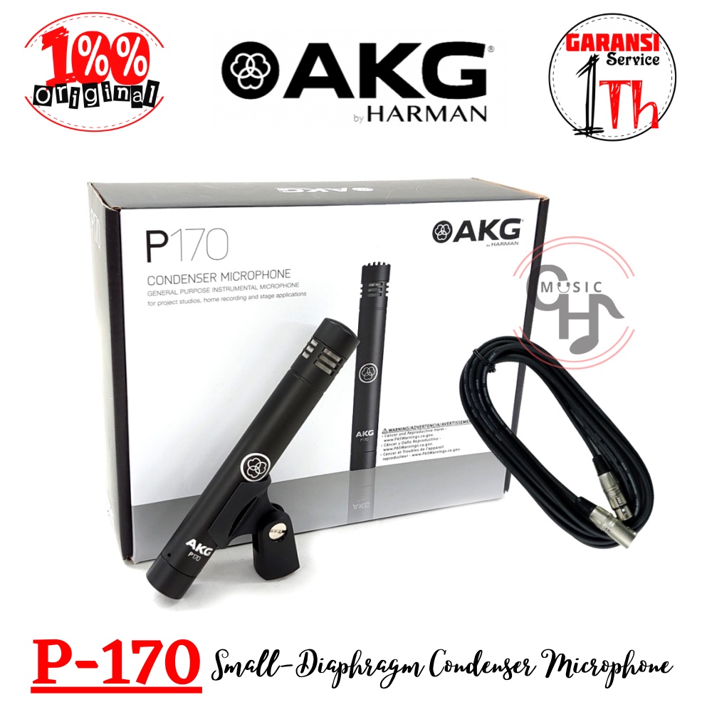 Jual AKG P170 Small Diaphragm Condenser Microphone | Shopee Indonesia