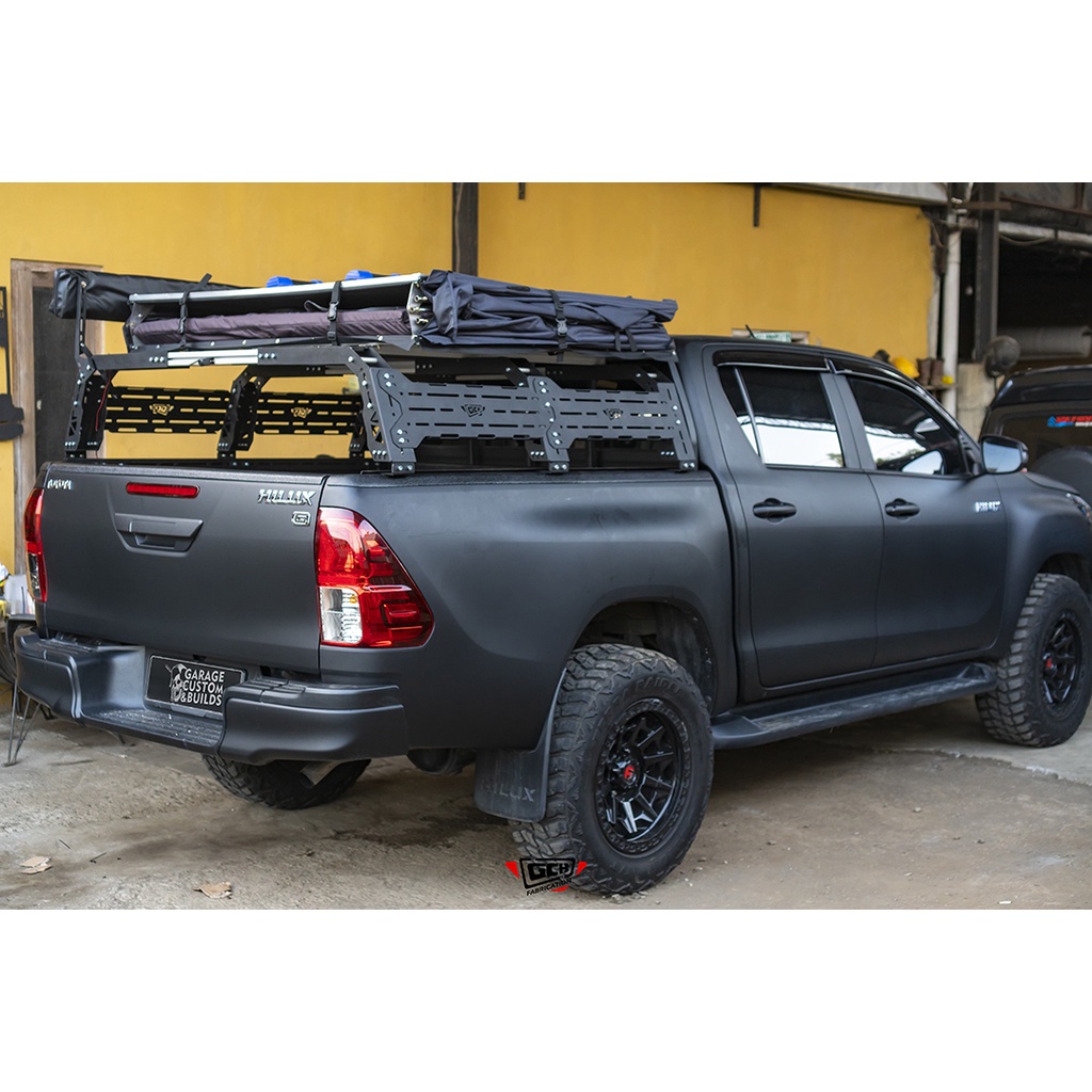 Jual Bedrack medium rollbar bed rack double cabin strada triton hilux d ...