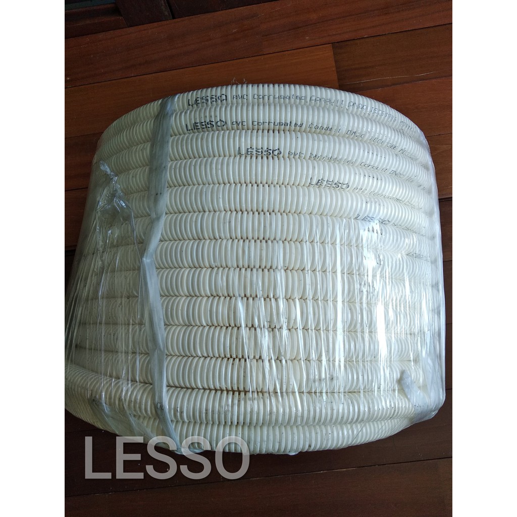 Jual Flexible Corrugated LESSO 25mm 3/4 50meter Conduit Pipa Selang ...
