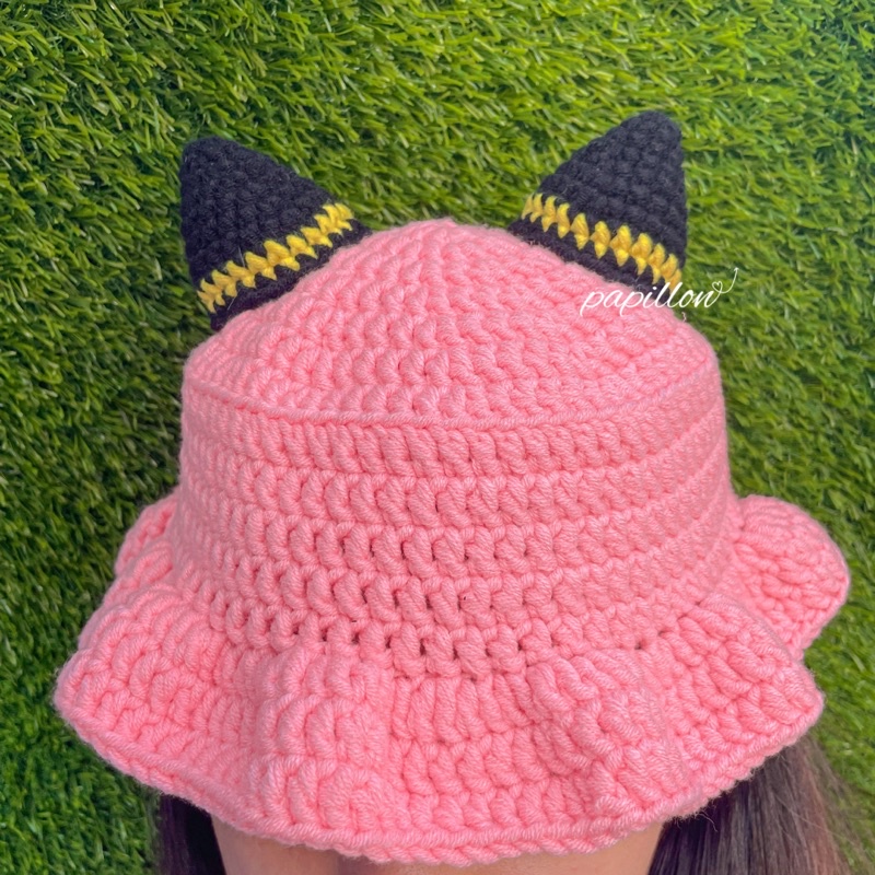 Jual Anya Forger Crochet Bucket Hat / Topi Rajut Anya | Shopee Indonesia