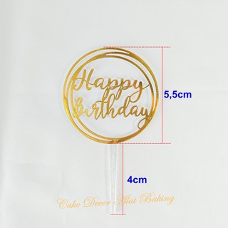 Jual Topper Happy Birthday Bulat | Shopee Indonesia