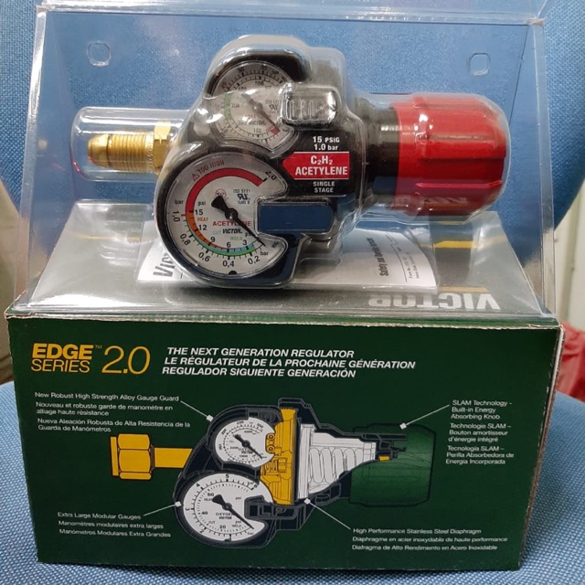 Jual Regulator Acetylene Victor Original Edge Series 2.0 | Shopee Indonesia