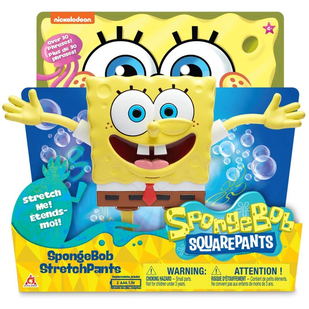 Jual Mainan SpongeBob SquarePants Stretchpants Figure Stretchable + 30 ...