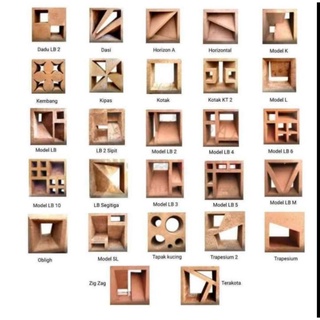 Jual Roster minimalis beton/jalusi/ventilasi udara/sekatan ruangan ...