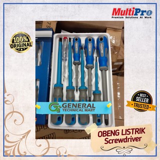 Jual OBENG LISTRIK SET HEAVY DUTY MULTIPRO 7PCS ELECTRICAN SCREWDRIVER ...