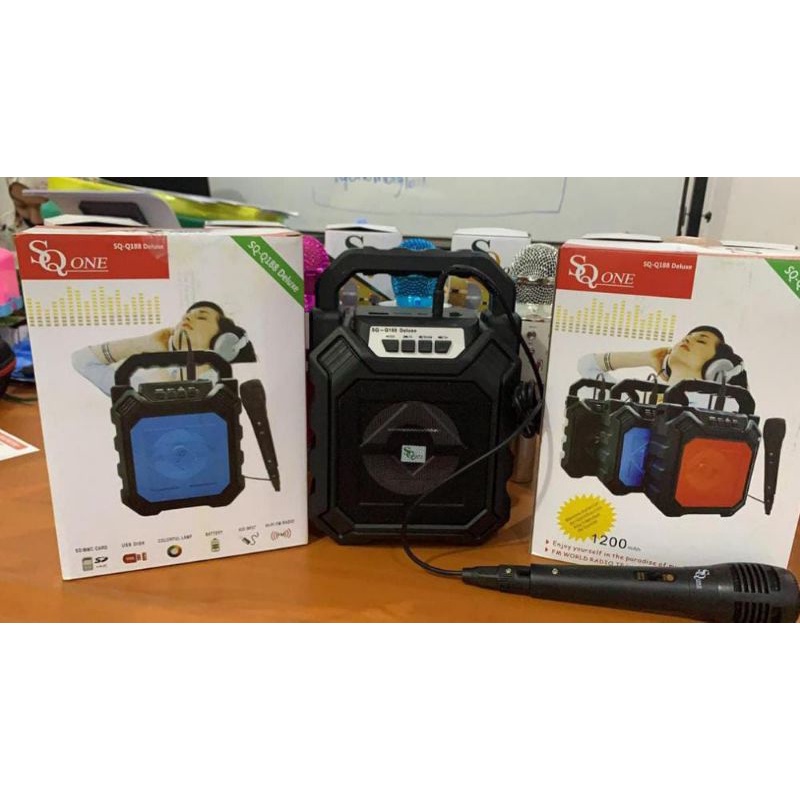 Jual salon bluetooth portable ( Wireles speaker SQ ONE Q188 ) Indonesia ...
