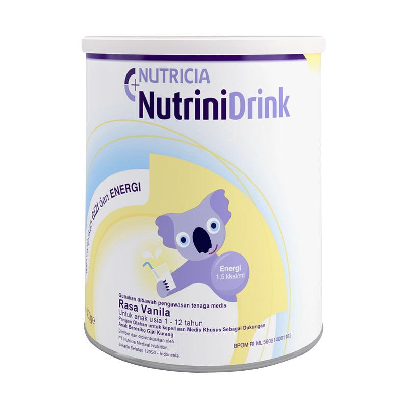 Jual NUTRINI DRINK POWDER VANILLA 12X400r | Shopee Indonesia