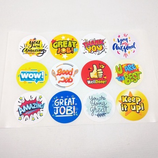 Jual Sticker Label Reward Quote Stiker Kalimat Penghargaan Diameter 4,5 ...