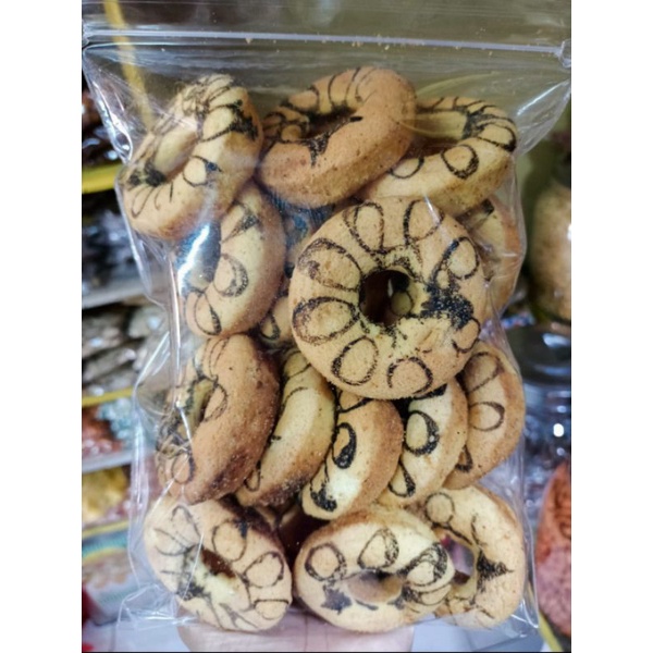 Jual bolu donut kering / bolu kering empuk / snack jadul - 200gram ...