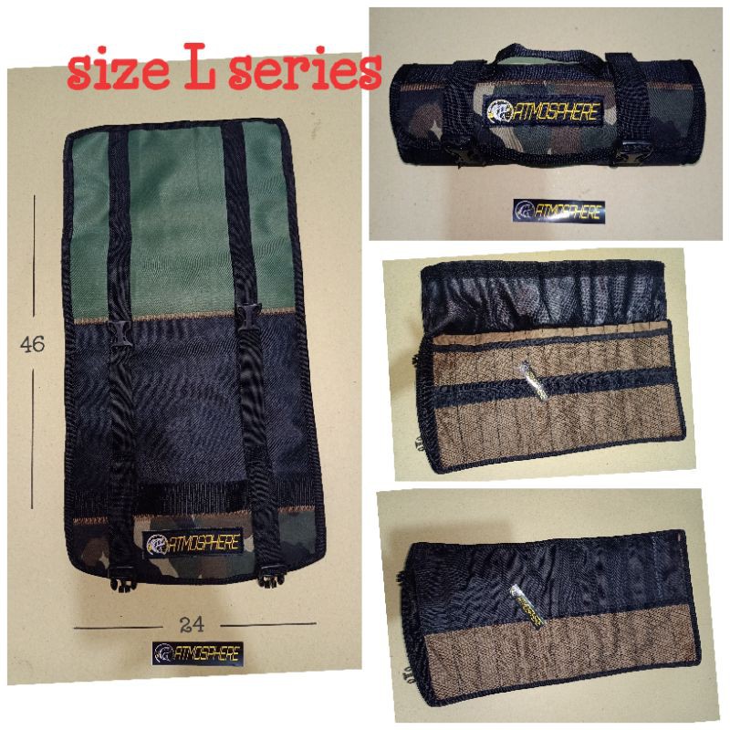Jual Tas metal jig model gulungan tertutup velcro (kretekan) | Shopee ...