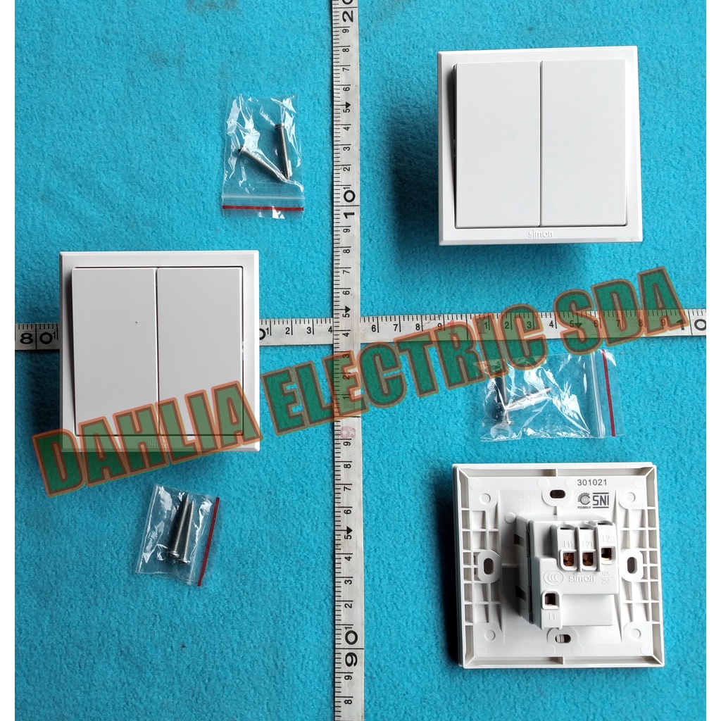 Jual SAKLAR SERI (DOUBLE) IB SIMON | Shopee Indonesia