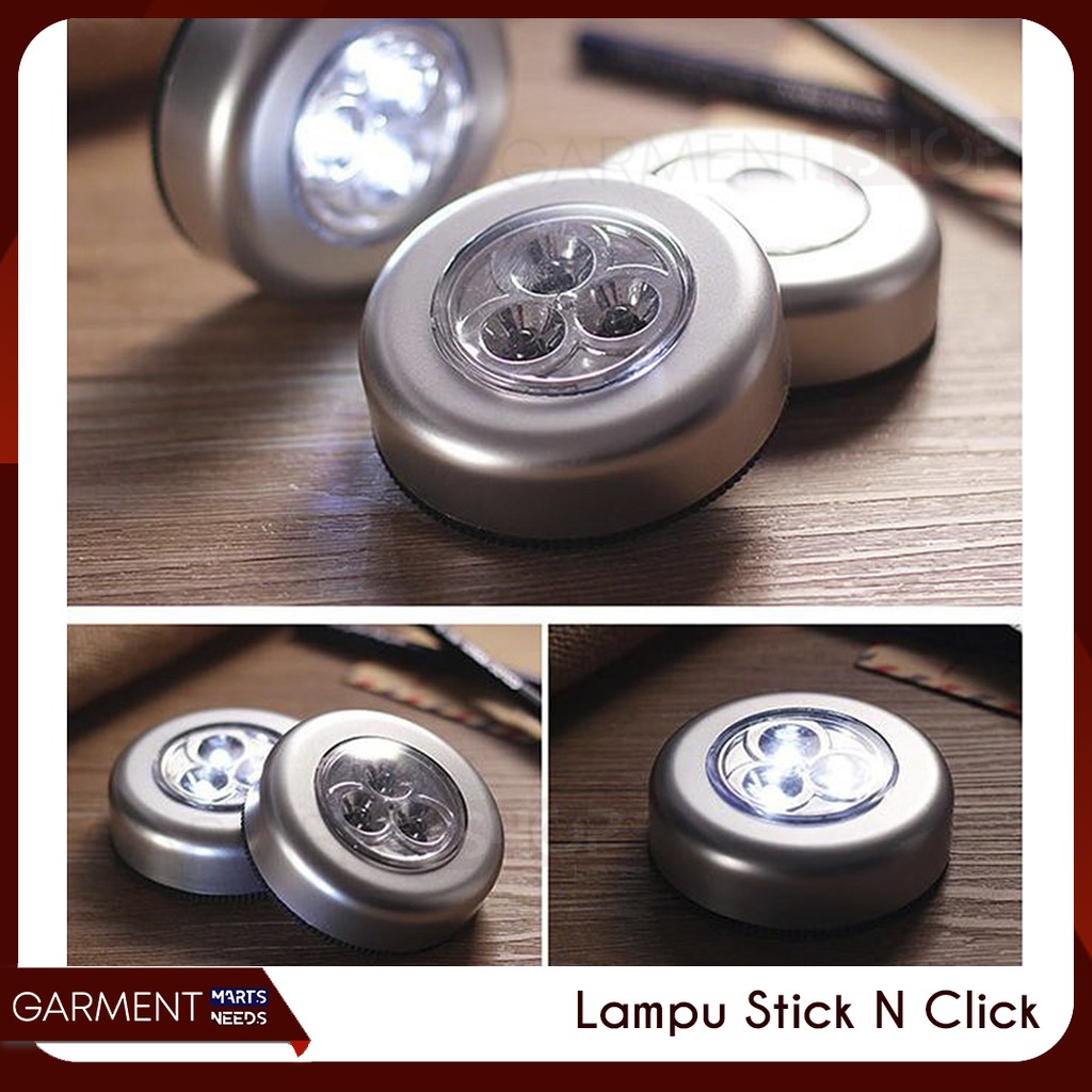 Jual Stick Touch Lamp Lampu Tempel LED Mini Portable Emergency | Shopee ...