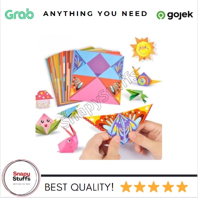 Jual folding character m7 origami paper edukasi kreatifitas anak SS ...