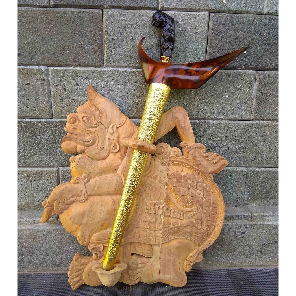 Jual Blawong Dudukan Keris Model Tokoh Wayang Semar Mentahan Indonesia ...