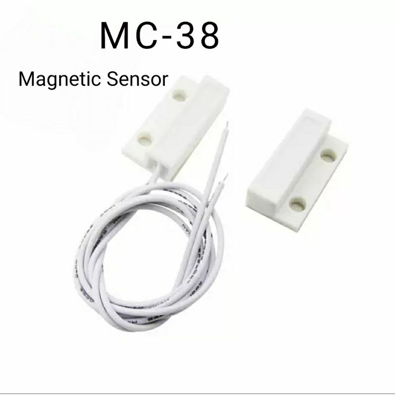 Jual MC-38 Switch Magnetic Sensor Saklar Pintu Magnetic/Switch Magnetic ...