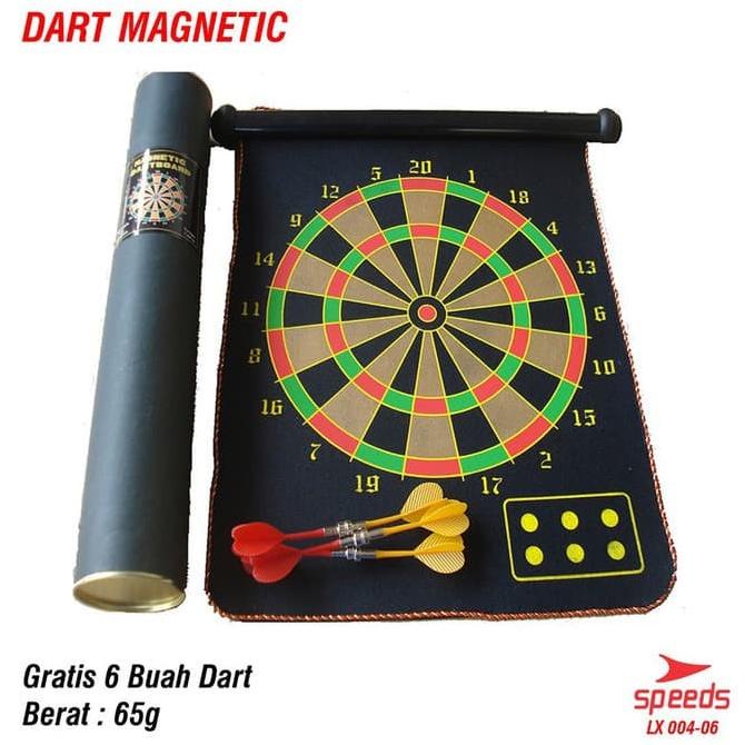 Jual DART BOARD GAME/PERMAINAN DART BOARD MAGNET SIZE BESAR 17 inch ...