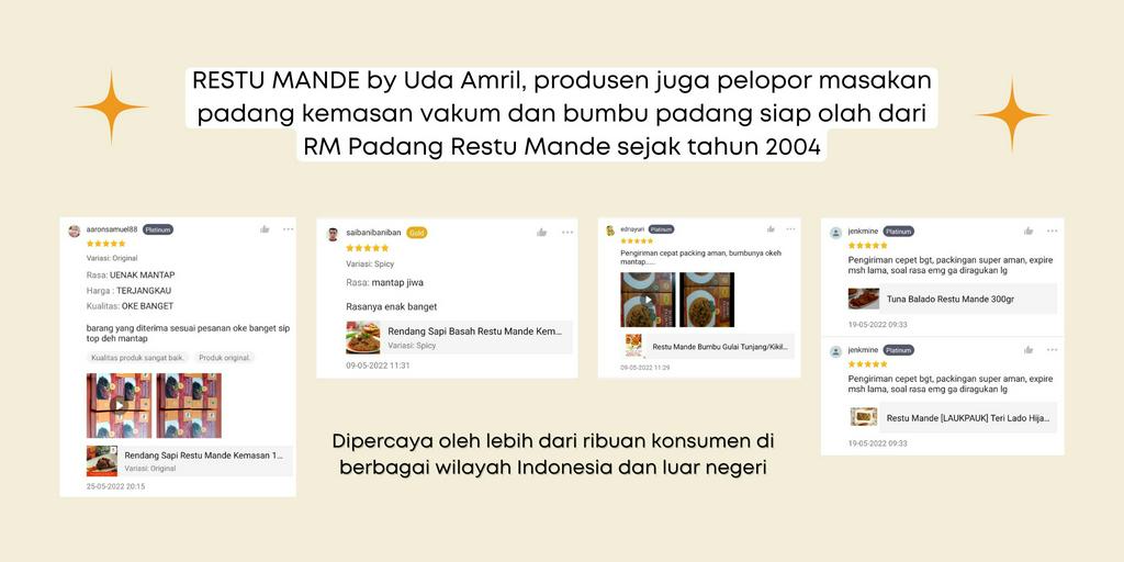 Toko Online Restu Mande Official Shop | Shopee Indonesia