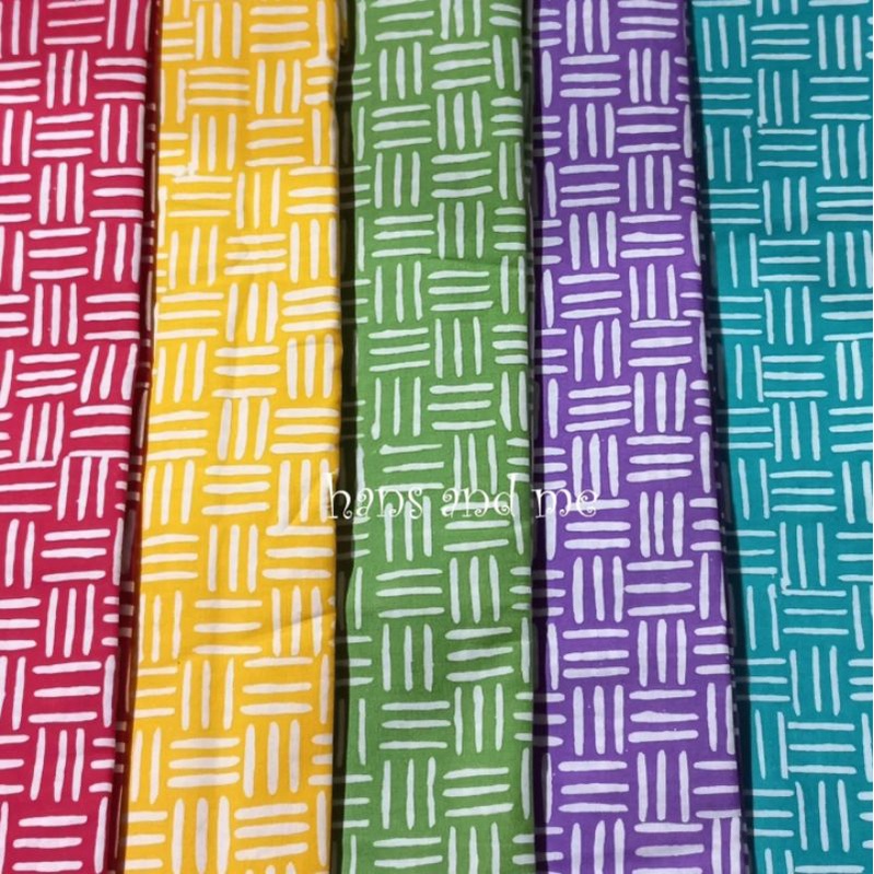 Jual Kain Perca Batik Cap Motif Tikar (per set) Indonesia|Shopee Indonesia