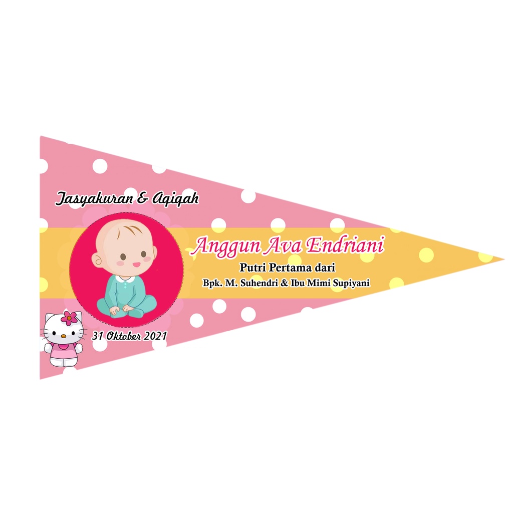 Jual Jasa Edit Bendera Aqiqah | Shopee Indonesia